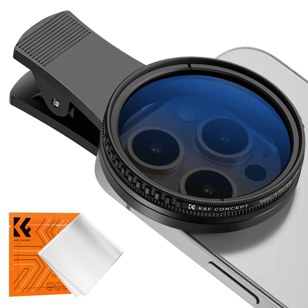 K&F Clip-On Variable ND2-400 Filter for any Mobile Phone | KF01.2639 ...
